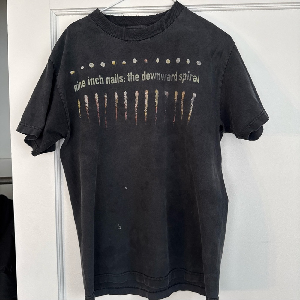 Nine Inch Nails Vintage T Shirt , Downward Spiral - Gem